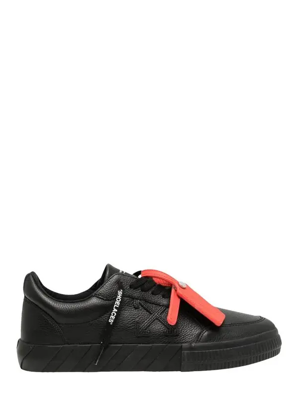 Off-White Vulc Leather Sneaker - Black