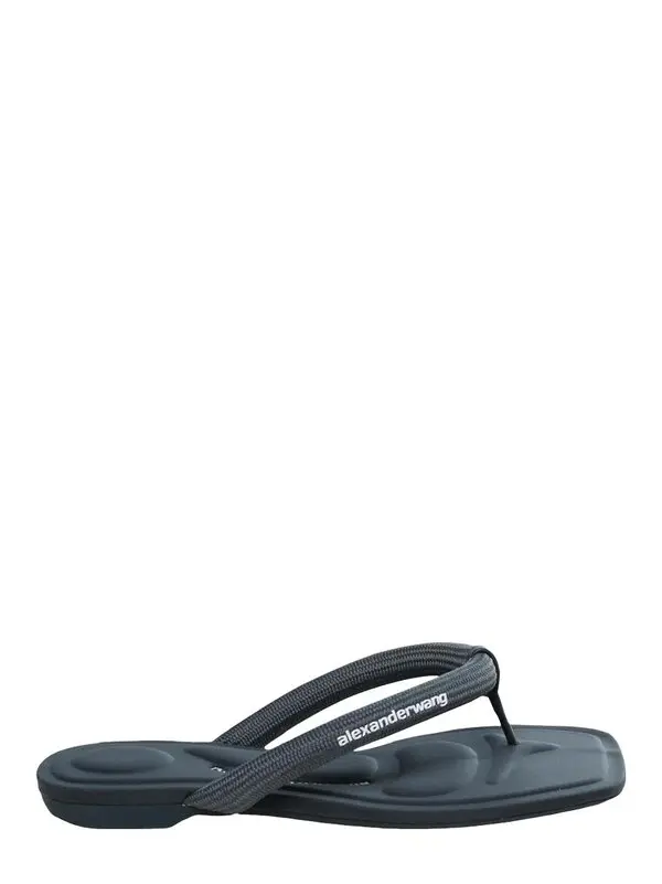 Alexander Wang Jenna Tubular Flat Thong Sandal - Grey
