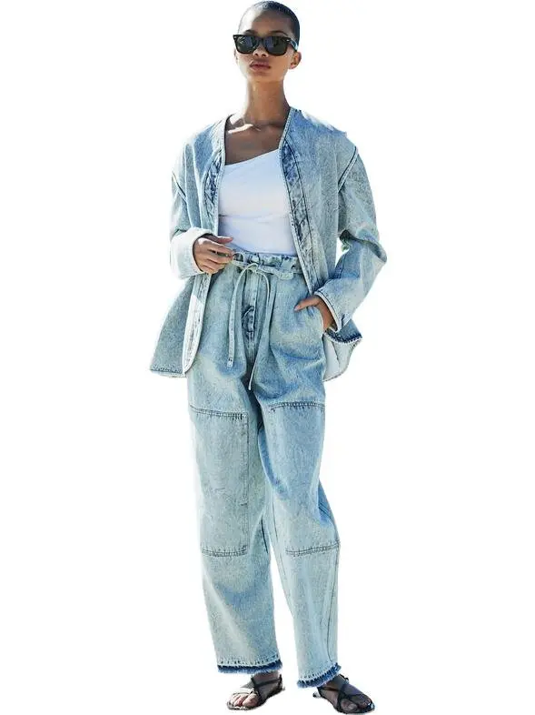 Yigal Azrouël Paperbag Pants - Denim