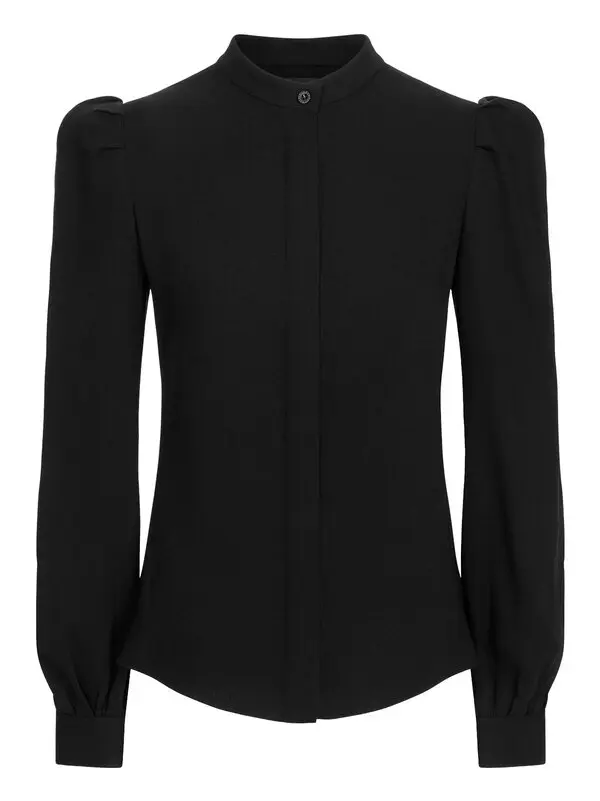 Oscar De La Renta Silk Georgette Blouse - One-color
