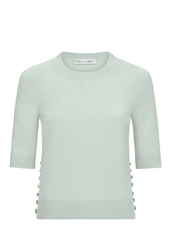 Oscar De La Renta Button-detail Pullover - One-color