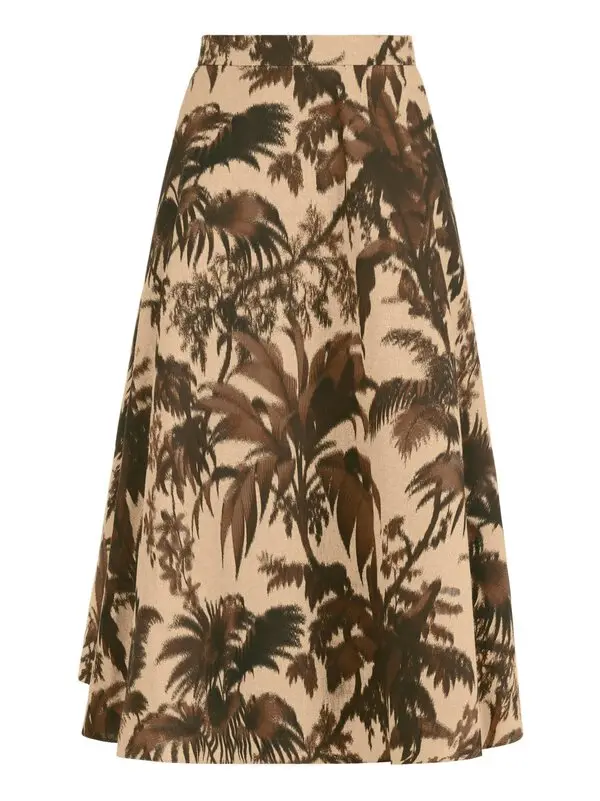 Oscar De La Renta Printed Skirt - One-color