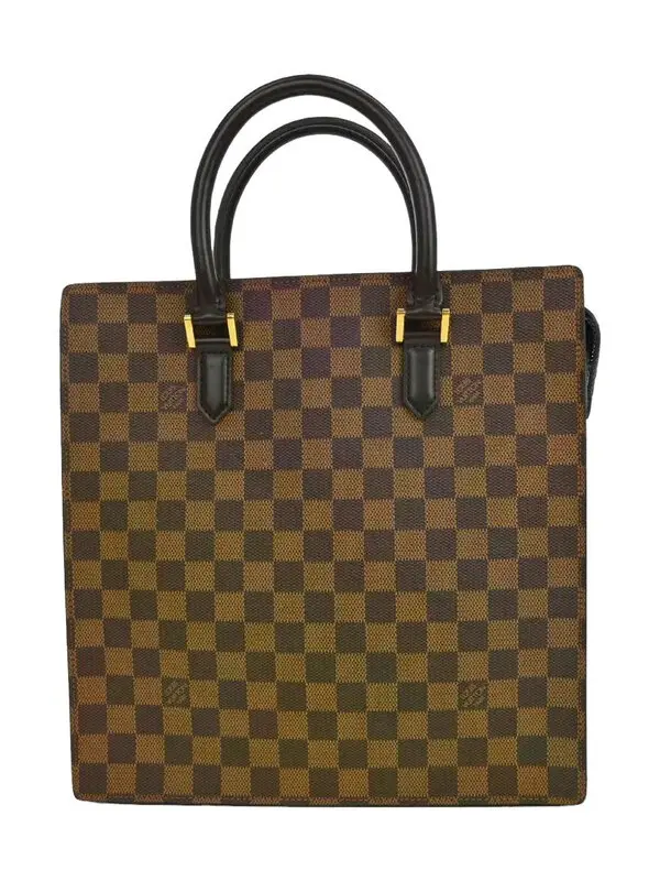 LOUIS VUITTON 1998 Damier Venice Pm Tote Bag - Brown