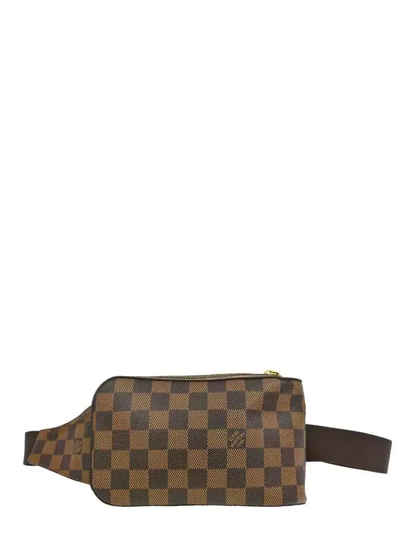 LOUIS VUITTON 2009 Damier Geronimos Belt Bag - Brown