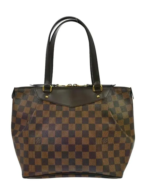 LOUIS VUITTON 2011 Damier Westminster Tote Bag - Brown