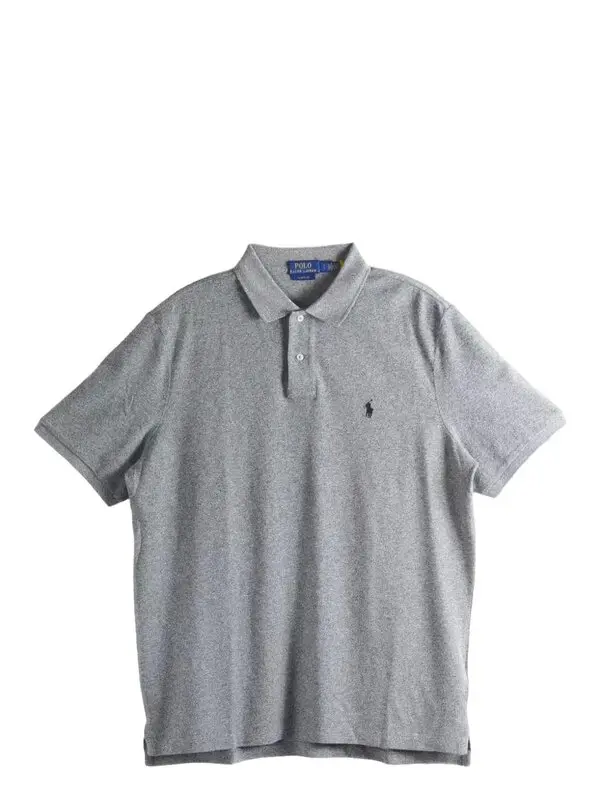 Polo Ralph Lauren Embroidered Logo Polo Shirt - Grey