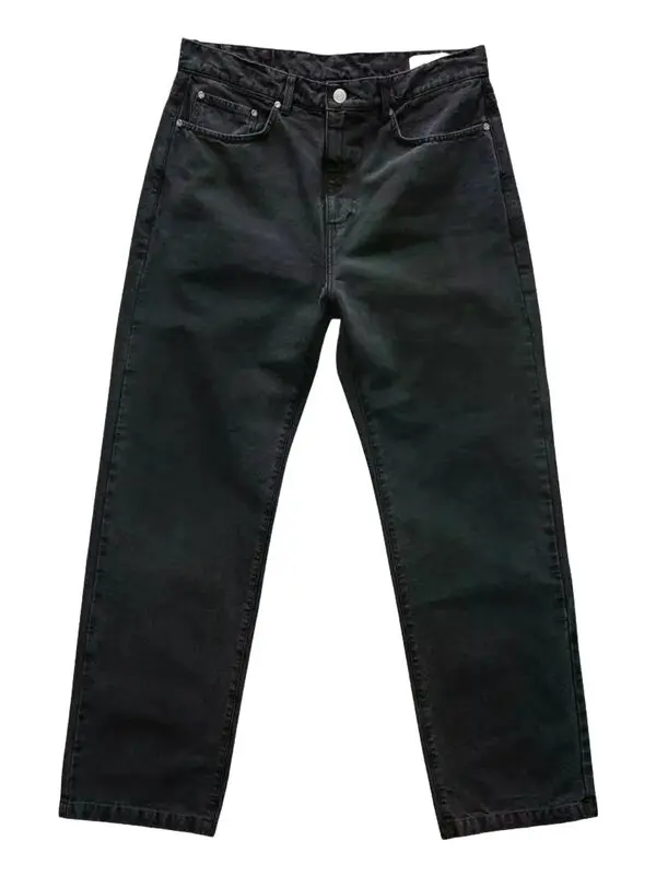 MFPEN Washed-canvas Straight-leg Jeans - Grey