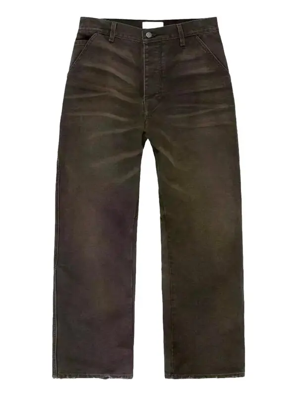 ALEXANDER DIGENOVA Paneled Trousers - Brown