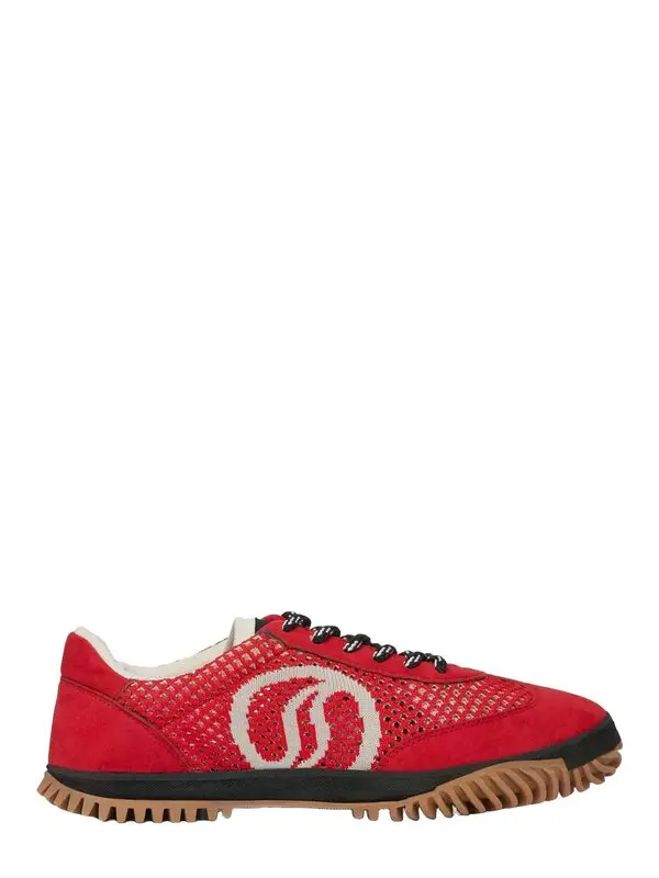 Stella McCartney S-wave Mesh Sneakers - Red