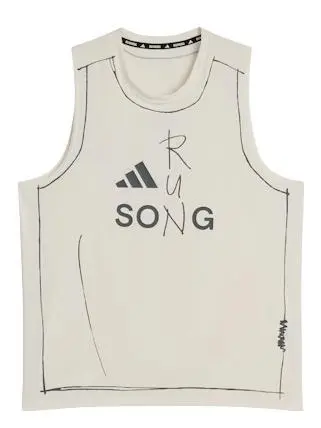 Adidas Running Tank Top - Chalk White