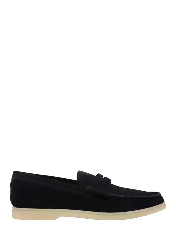 FABI Monaco Suede Loafers - Blue