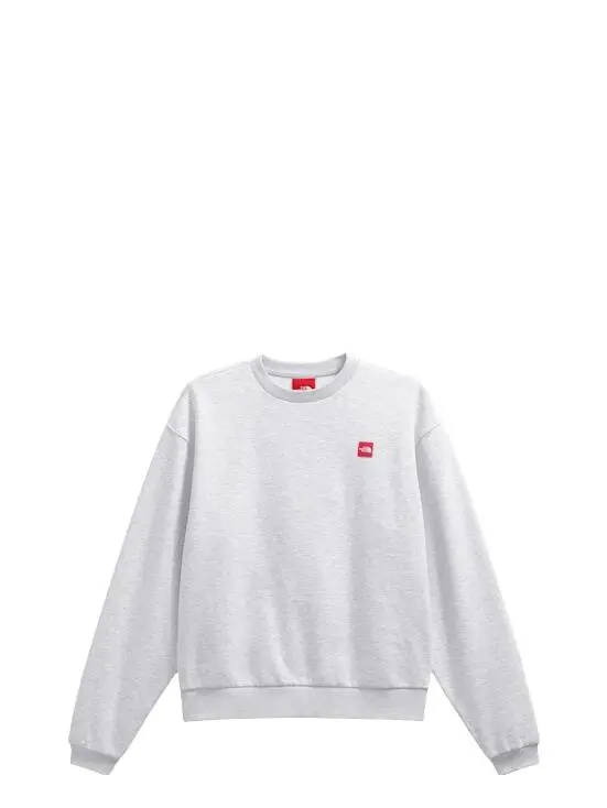 The North Face Red Box Crewneck Sweatshirt - Tnf Classic Grey Heather