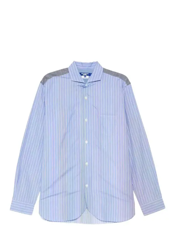 Junya Watanabe Contrast-striped Shirt - Blue