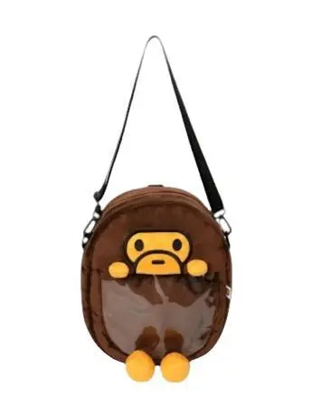 A BATHING APE Baby Milo Crossbody Bag - Brown