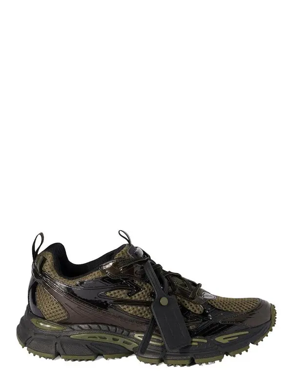 Off-White Be Right Backin" Sneakers - Kaki/black