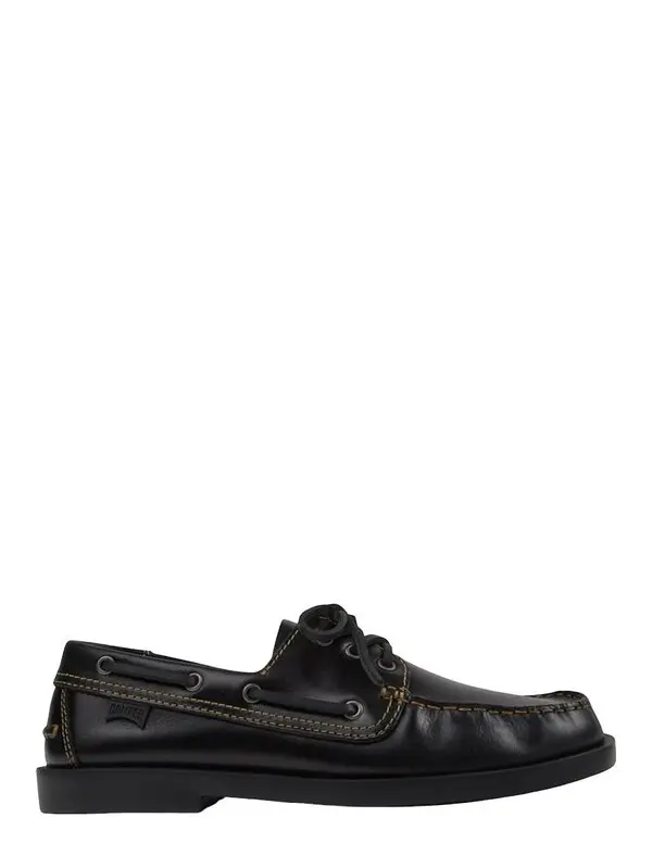 Camper Don Leather Loafers - Black