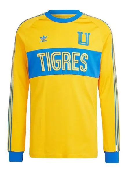 Adidas Tigres Uanl Trefoil Long Sleeve Jersey - Team College Gold