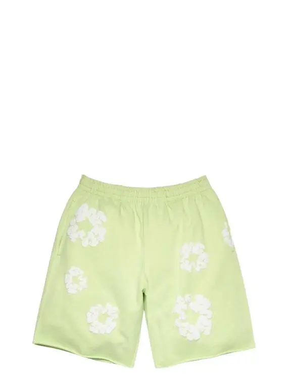 DENIM TEARS Cotton Wreath Sweatshorts - Mint