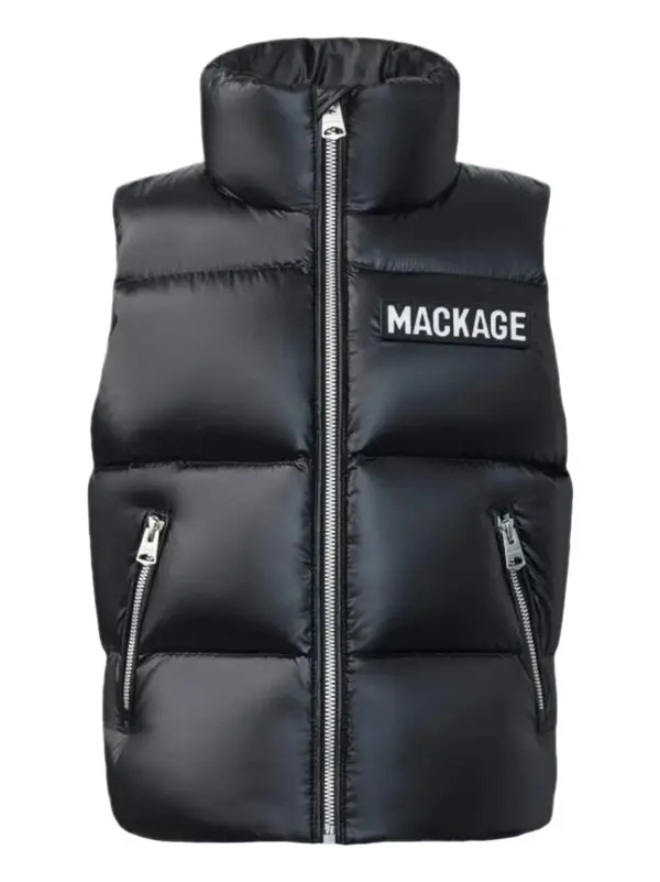 Mackage Recycled Nano Down Puffer Vest - Black