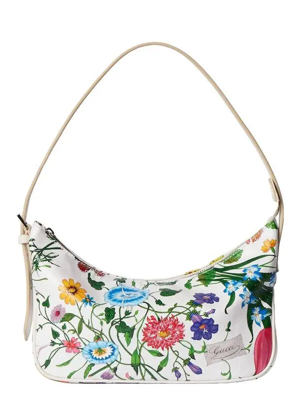 Gucci Lady Lunetta Small Shoulder Bag - White