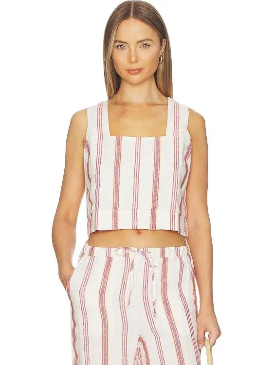 Rails X Giadzy Alira Top - Primavera Stripe