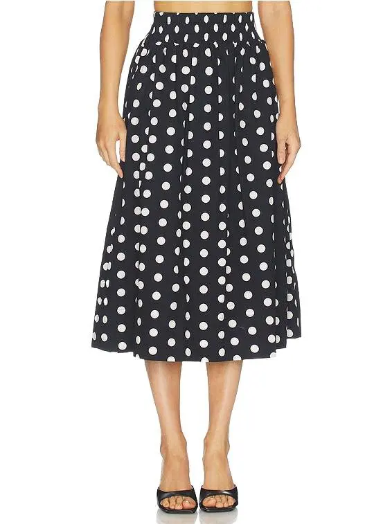 JUILLET Liv Skirt - Polka Dot Noir