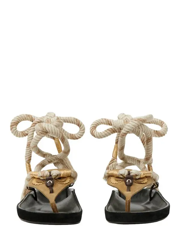 Isabel Marant Onyyna Thong Sandals - Taupe