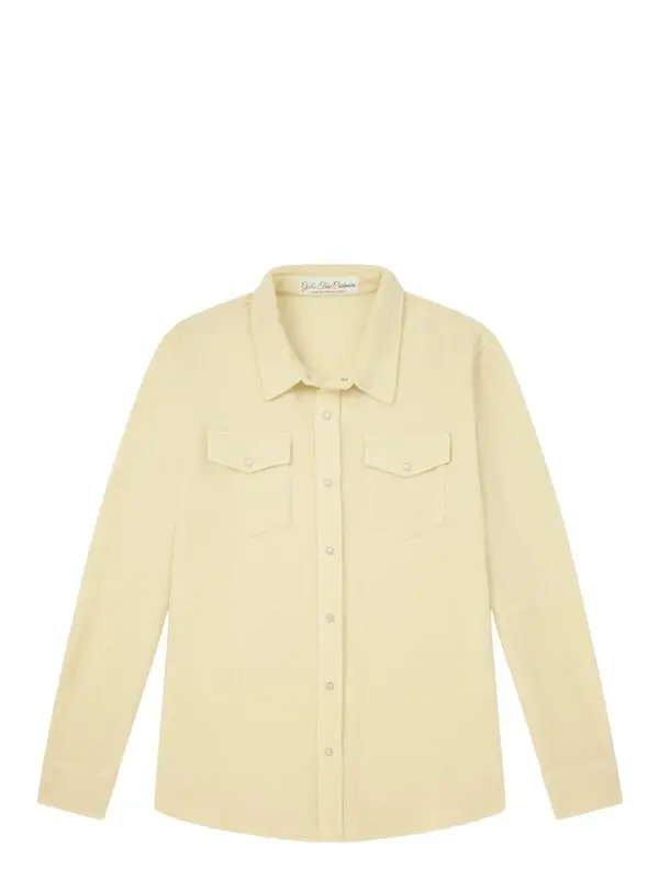 GOD'S TRUE CASHMERE Daffodil Cashmere Shirt - Yellow