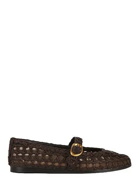 Steve Madden Melody Flats - Brown Raffia