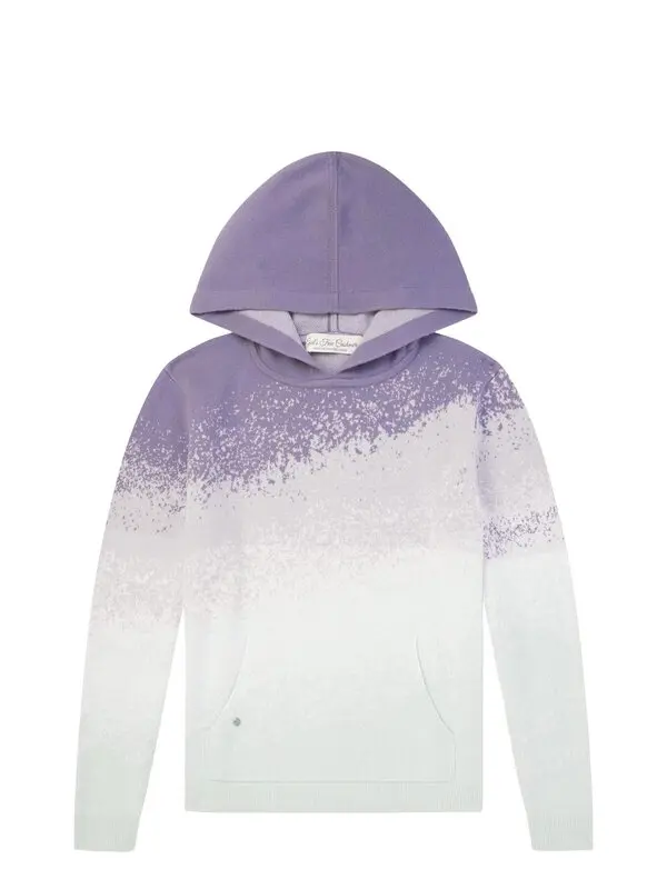 GOD'S TRUE CASHMERE Ombre Cashmere Hoodie - Green