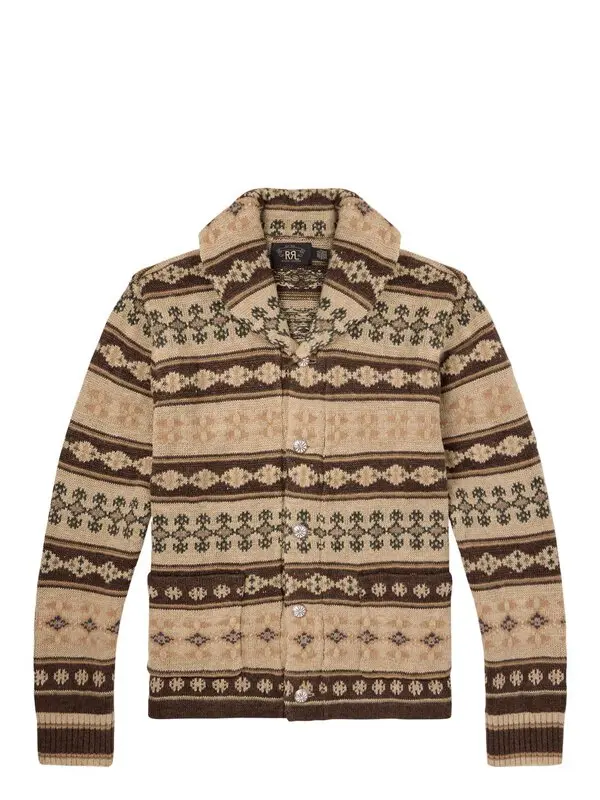 Ralph Lauren Jacquard Cardigan - Brown