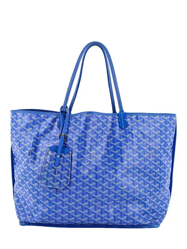 Goyard Gm Anjou Reversible Tote Coated Canvas - Blue
