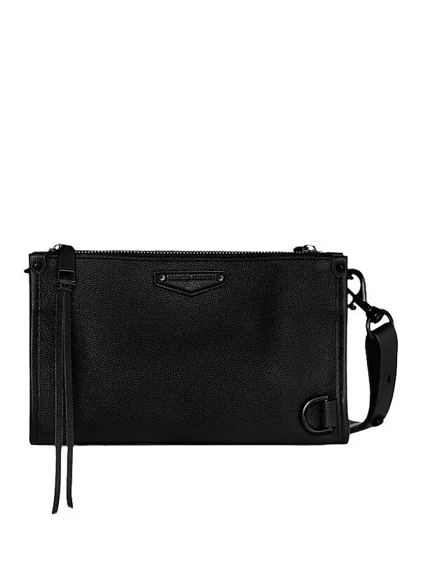 Rebecca Minkoff Mab Small Leather Crossbody Bag - Black