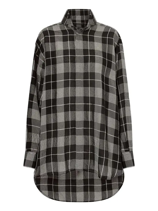 Phoebe Philo Checked Twill Shirt - Multi