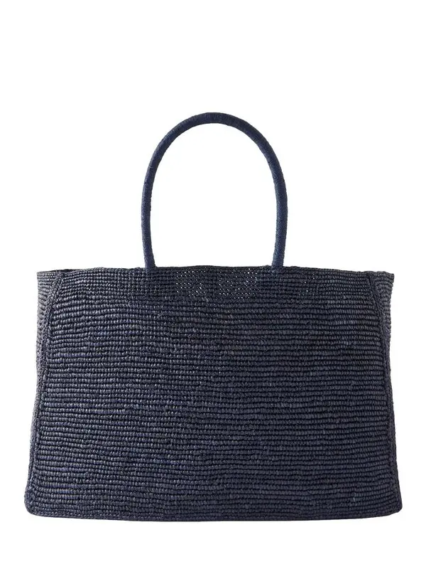 Lié Studio The Charlotte Raffia Tote - Blue
