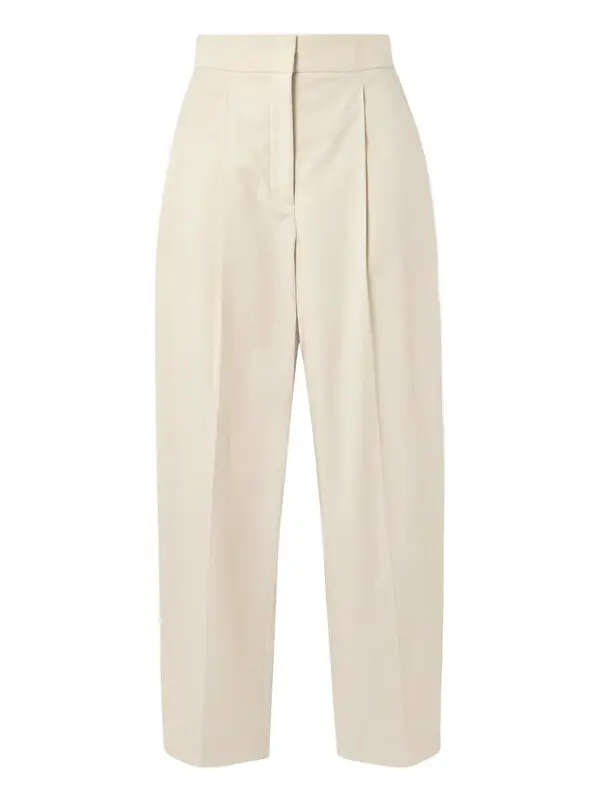 JOSEPH Paver Cotton-gauze Tapered Pants - Neutrals