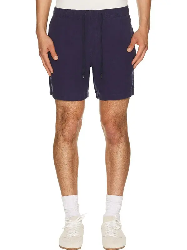 Polo Ralph Lauren Prepster Pull-on Linen Short - Newport Navy