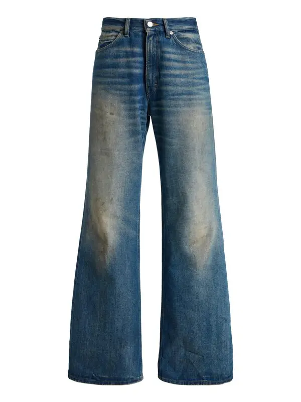 HAIKURE Clara Rigid Flared Jeans - Medium Wash