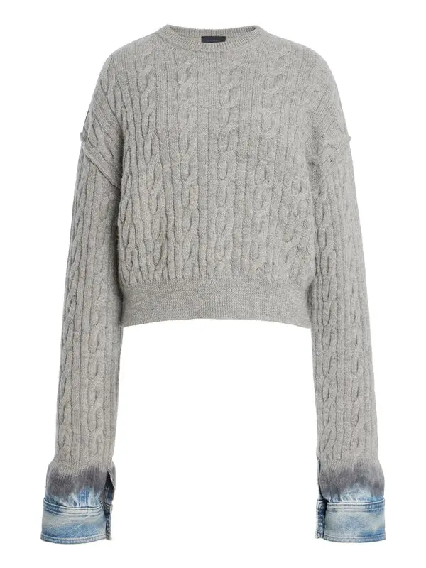 HAIKURE Karine Cotton Sweater - Grey