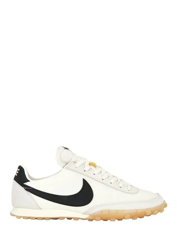 Nike Waffle Racer Sneakers - Sail, Black-coconut Milk-gum Light Brown