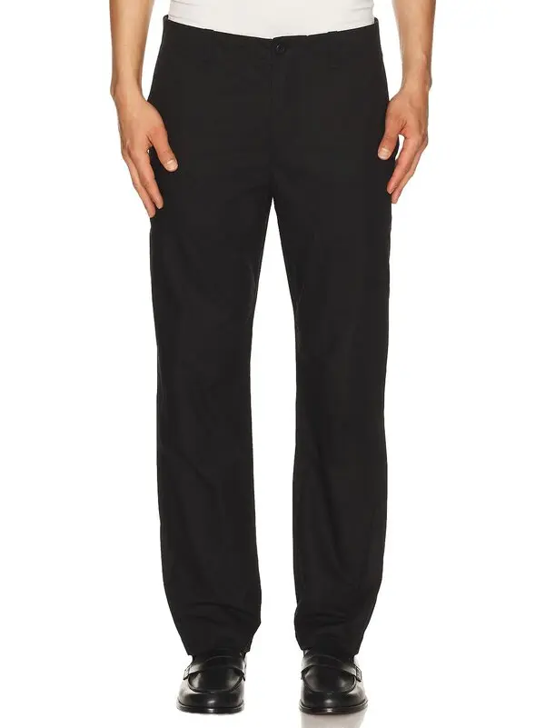 Onia Poplin Traveler Pant - Black