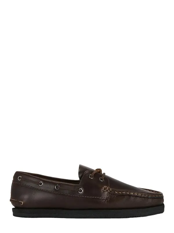 Clarks Boat Shoes - Brown Leather