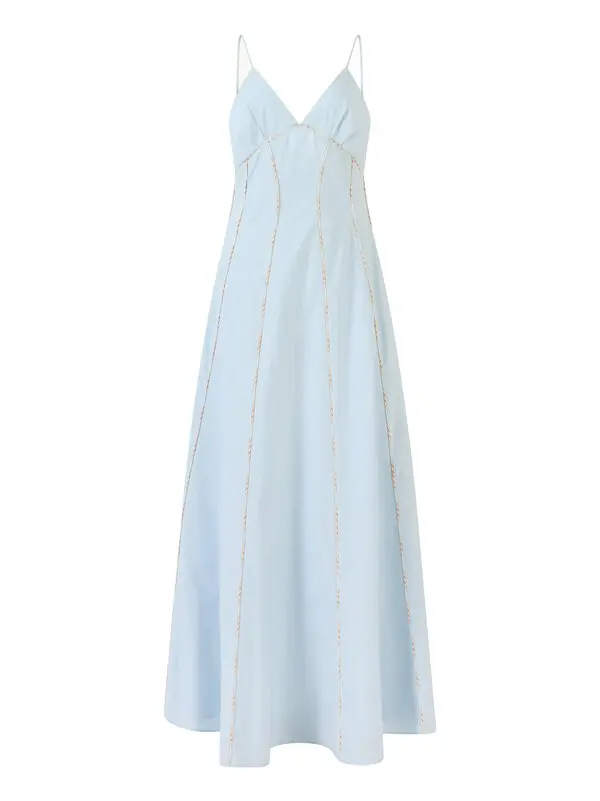 Rosie Assoulin Cami Maxidress - Light Blue