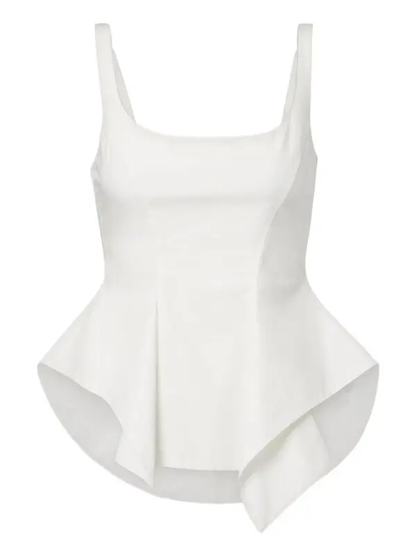 Khaite Loa Cotton Top - White