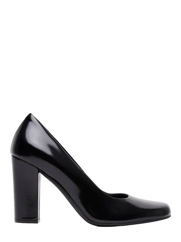 THE ROW Penelope High Leather Pumps - Black