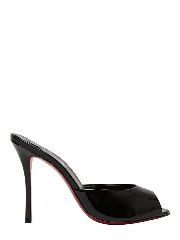 CHRISTIAN LOUBOUTIN Me Dolly 100 Patent Mules - Black
