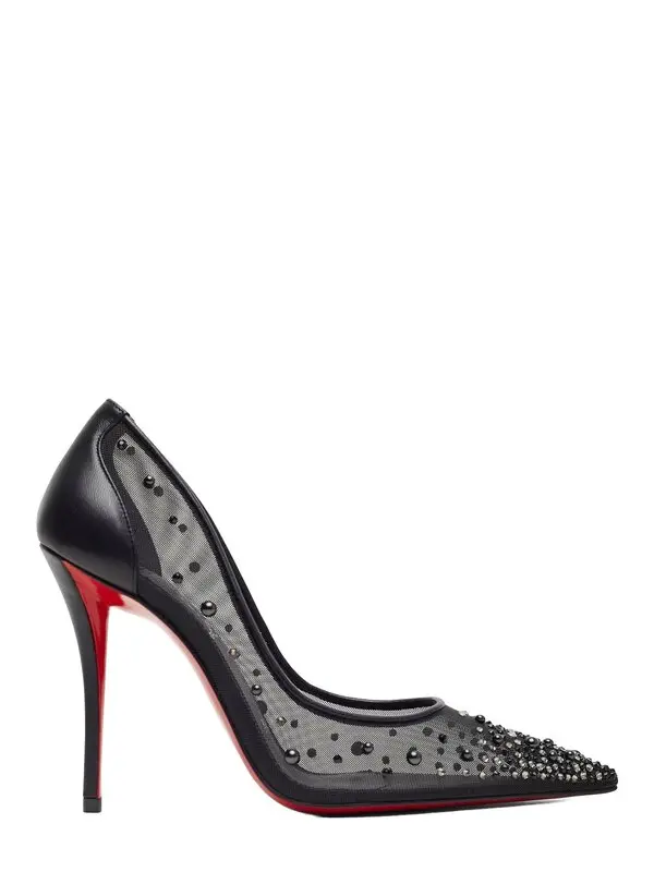 CHRISTIAN LOUBOUTIN Miss Z 100 Degrastass Pumps - Black