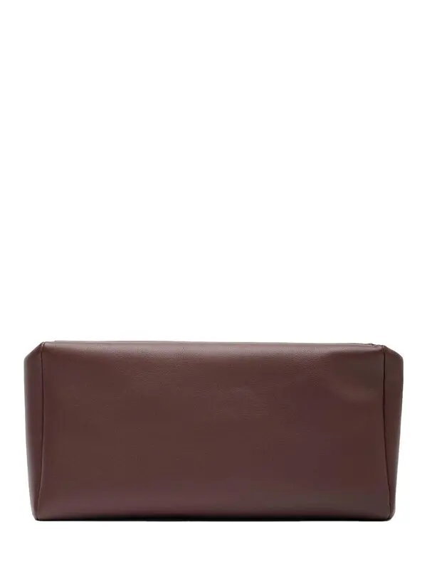 THE ROW Squared Compact Clutch - Brown