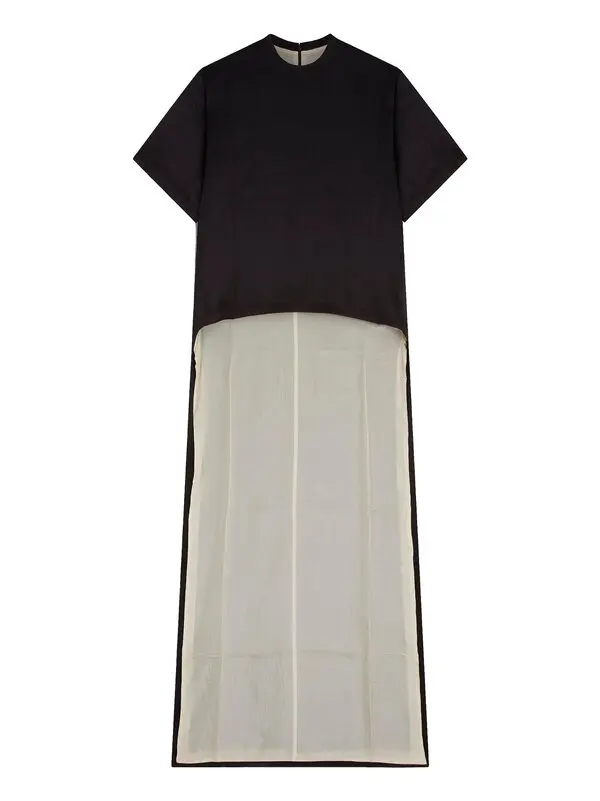 Phoebe Philo Graphic Train Top - Black