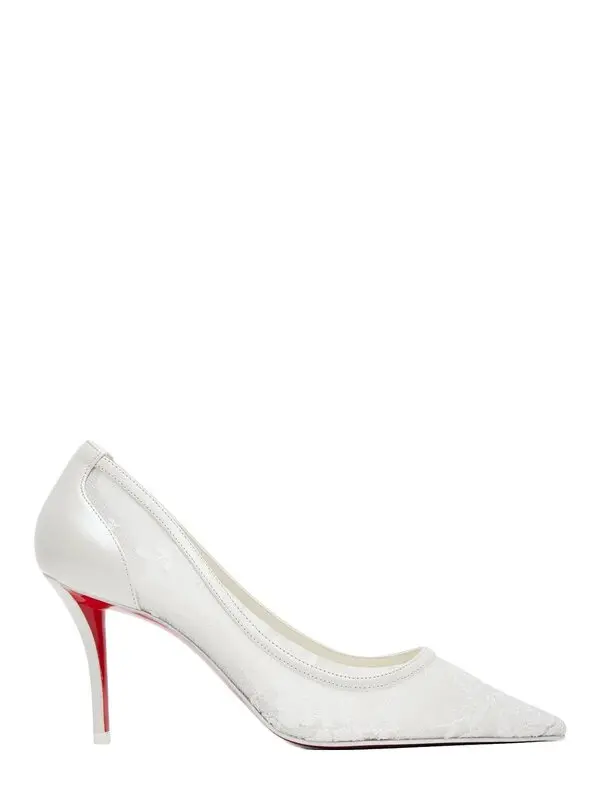 CHRISTIAN LOUBOUTIN Miss Z 80 Pumps - White